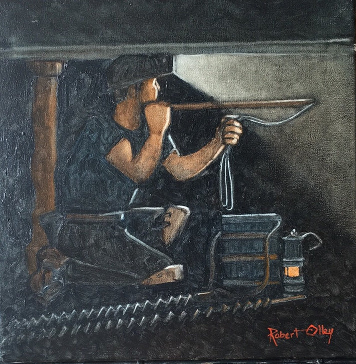 Original - The Shot Firer 005 – Robert Olley - North East Artist & Sculptor