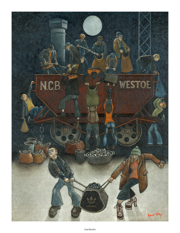 Coal Mining Prints - The Coal Bandits – Robert Olley - North East ...